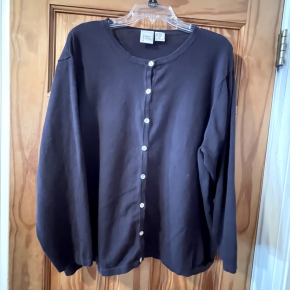 Just My Size | Sweaters | Just My Size Black Buttondown Cardigan Size ...